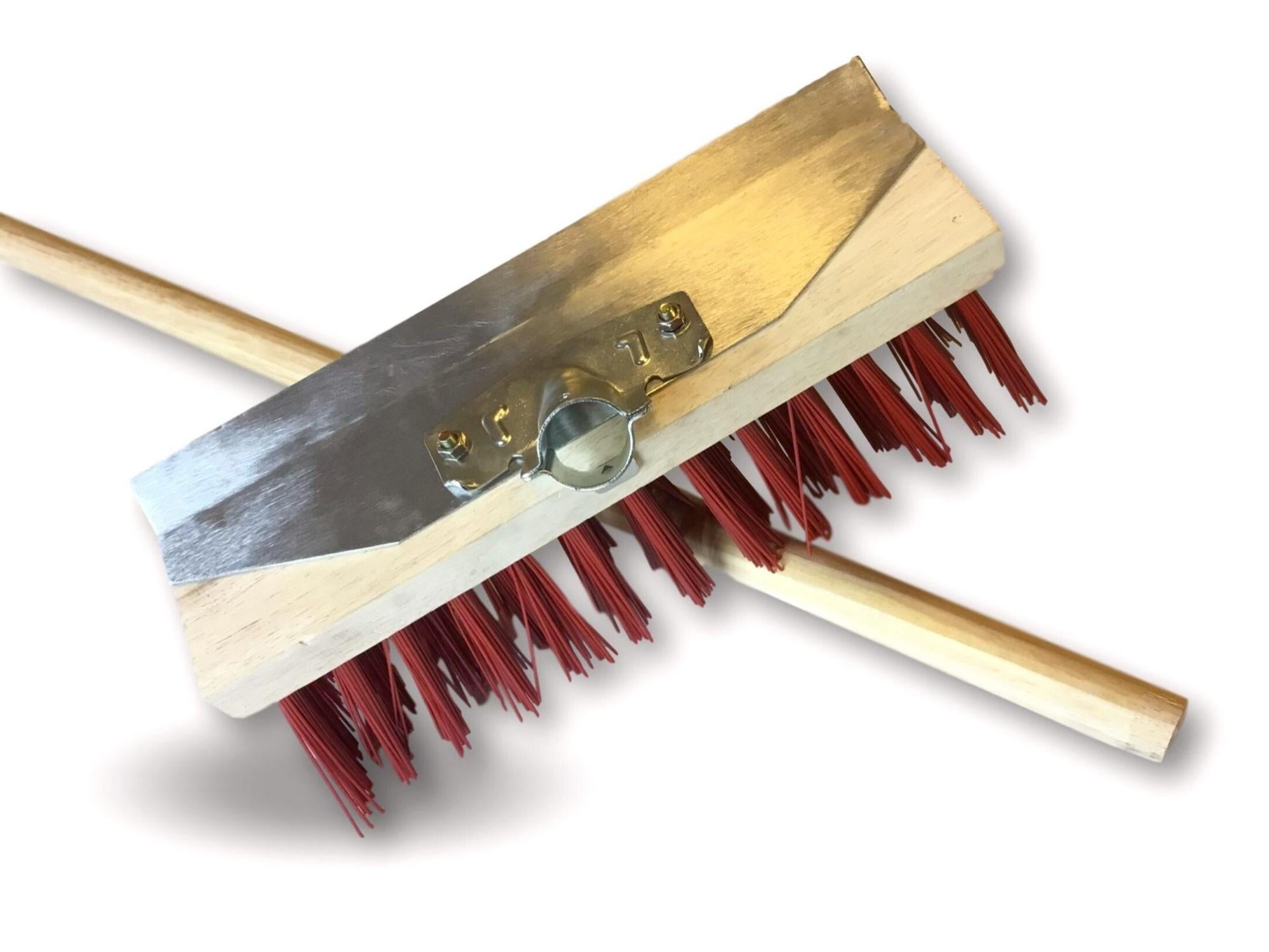 Balai de cantonnier avec racloir métallique | Lot de 10 | Longueur 32 ...