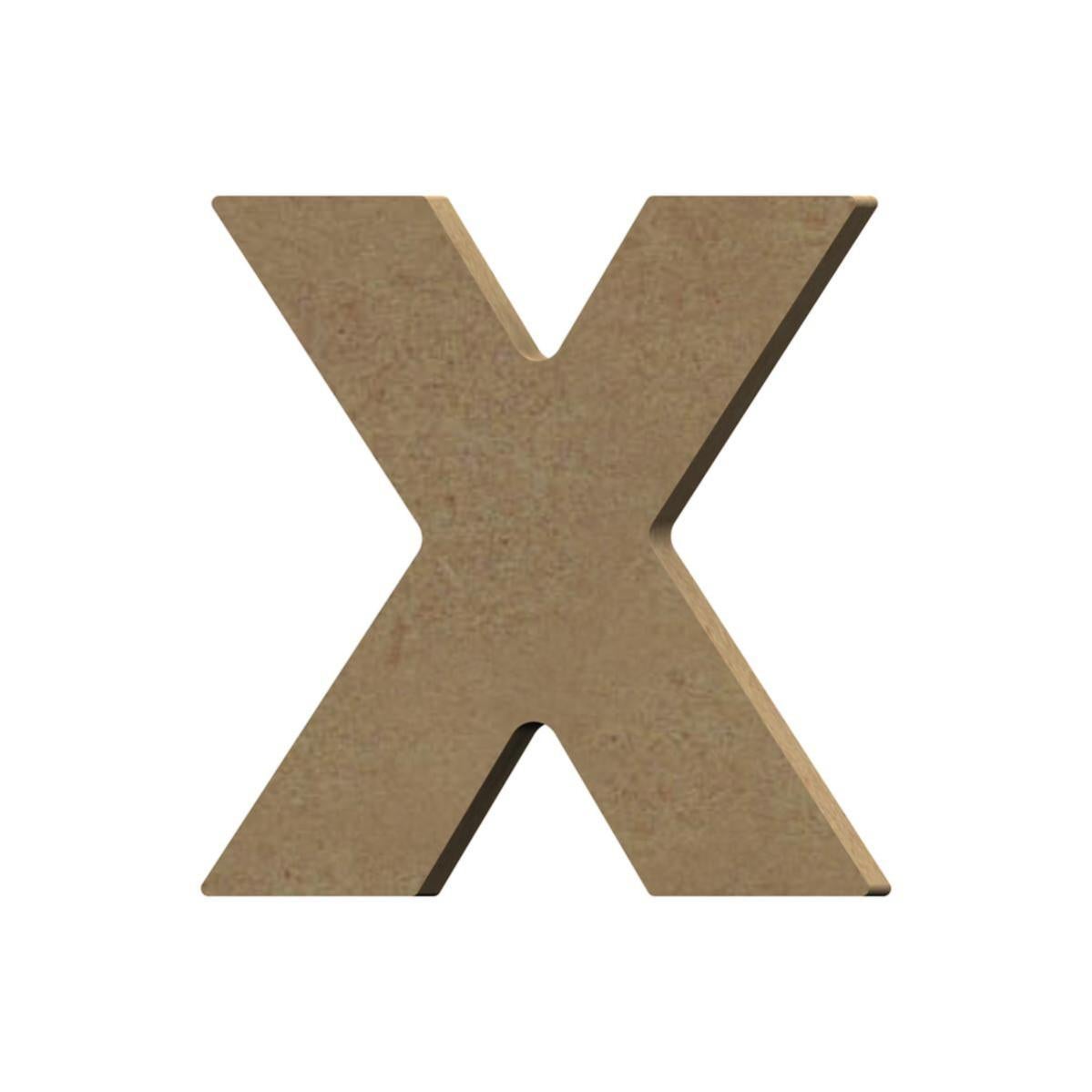 Lettre x minuscule mdf 9cm | Leroy Merlin