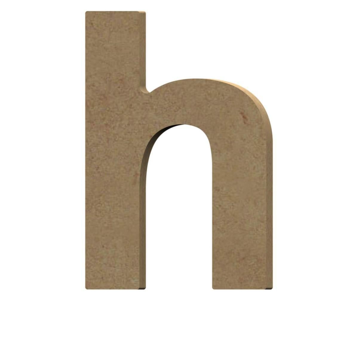 Lettre h minuscule mdf 9cm | Leroy Merlin