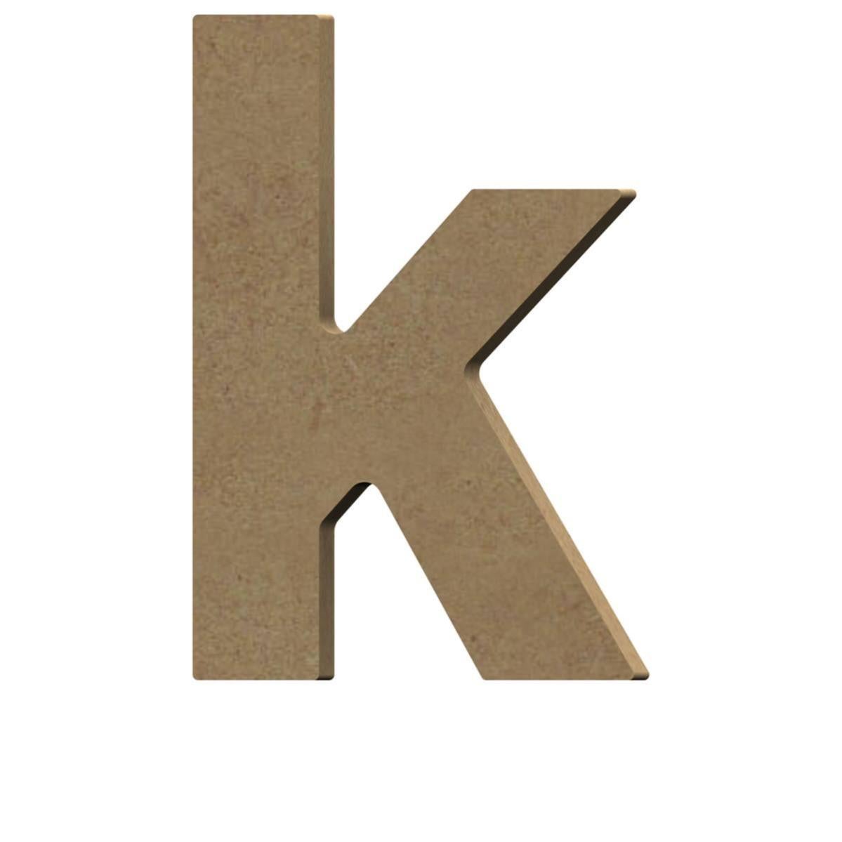Lettre k minuscule mdf 9cm | Leroy Merlin