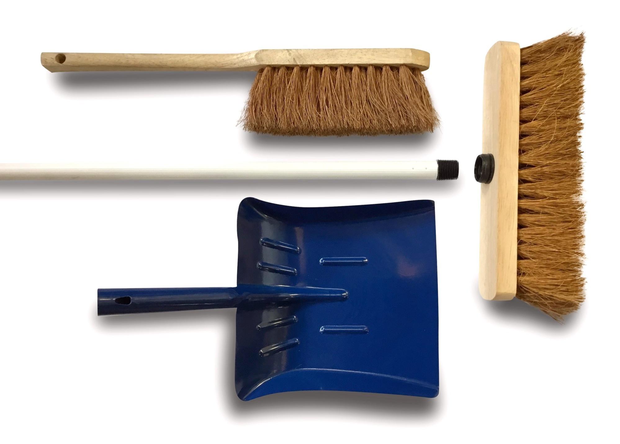 Ensemble balai brosse de ménage d'atelier | 1 balai coco 29cm avec ...