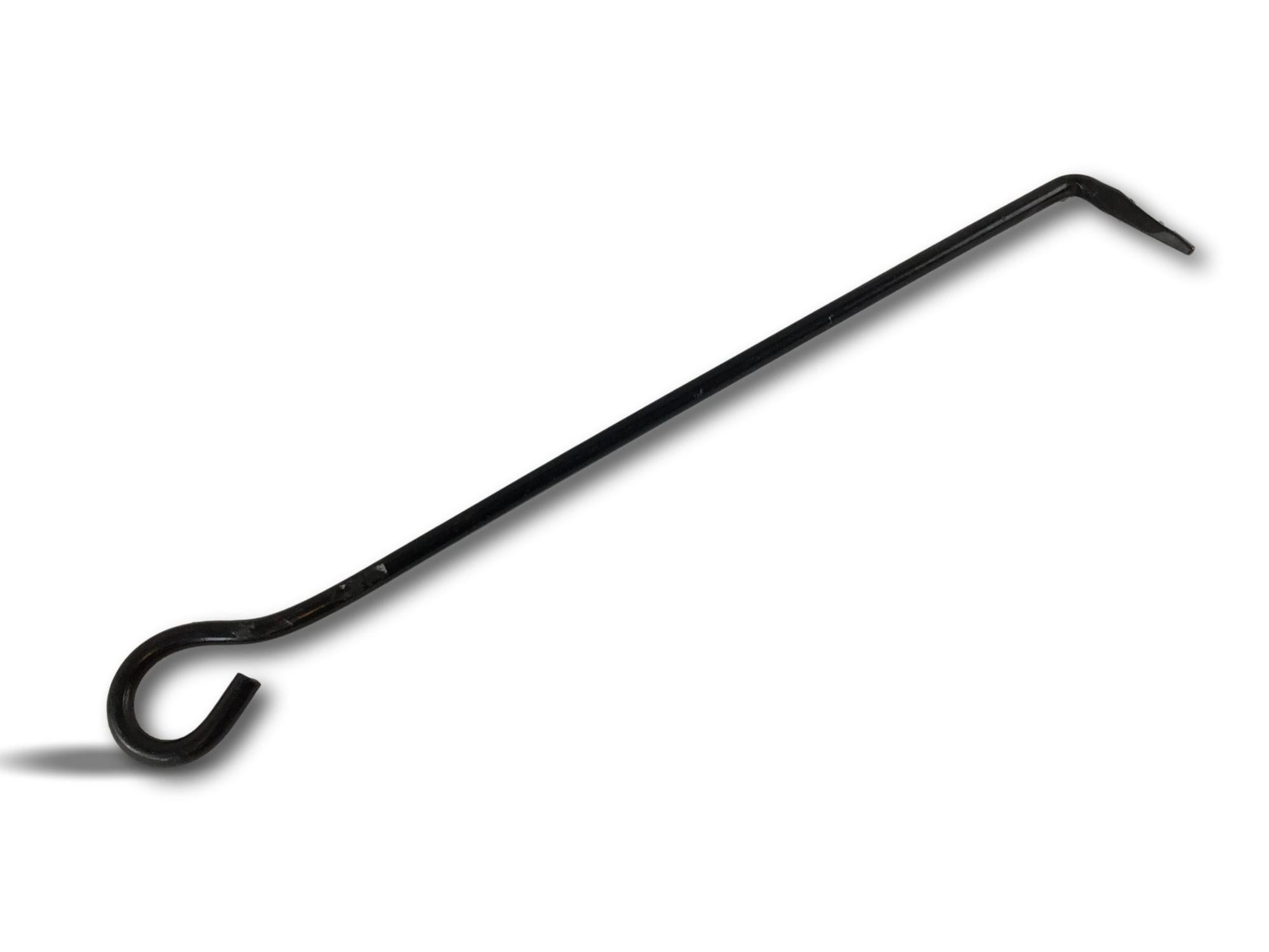 Tisonnier modèle acier peint noir 50 cm | Lot de 3 | Accessoire pour ...