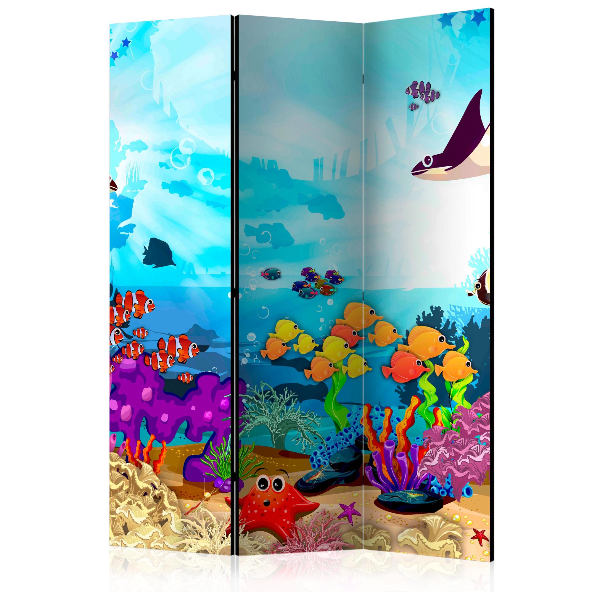 Paravento - Underwater Fun [room Dividers] - 135x172 | Leroy Merlin