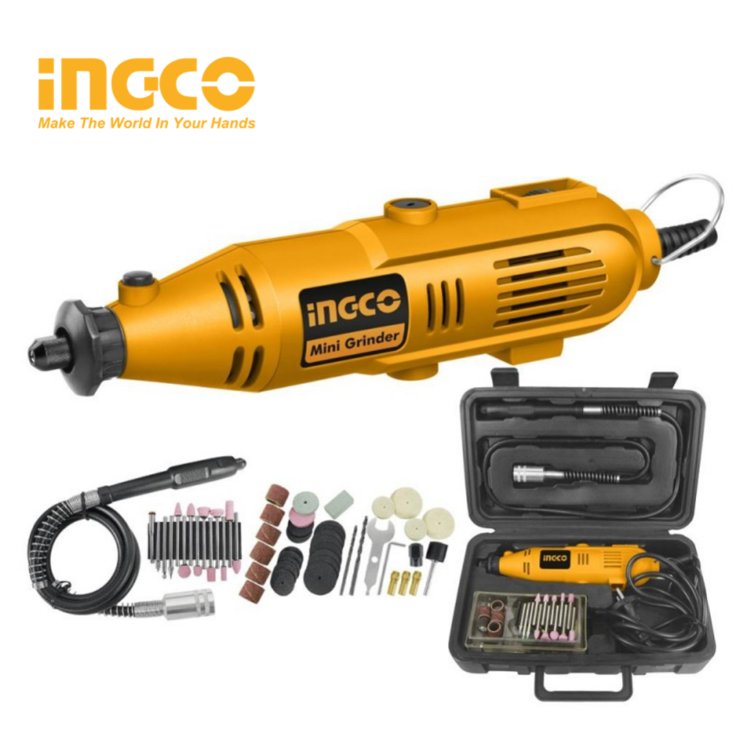 Mini utensile multifunzione INGCO 130W con 52 accessori smerigliatrice ...
