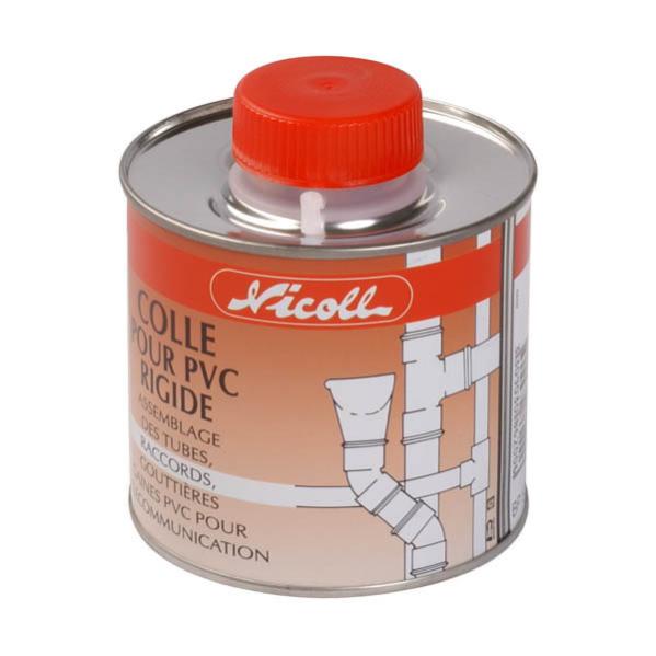 NICOLL Pot de colle solvant fort 500ml avec pinceau | Leroy Merlin