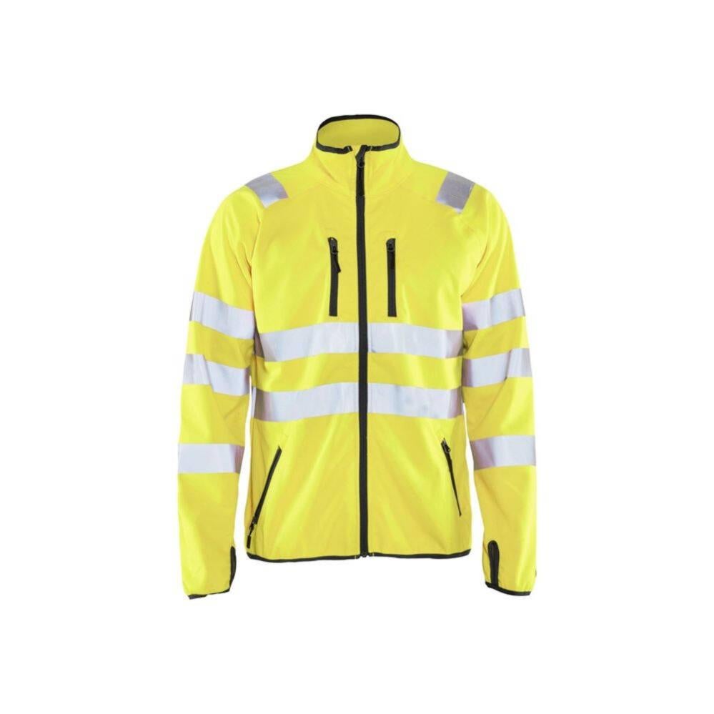Veste softshell Blaklader haute visibilité Jaune S | Leroy Merlin
