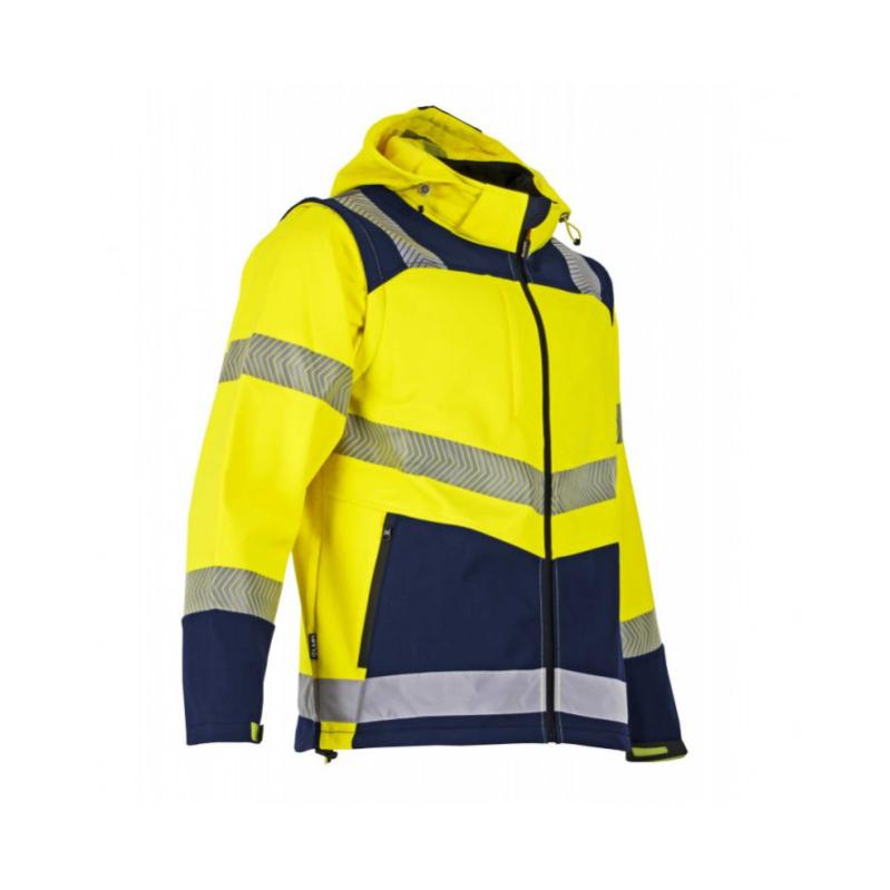 Veste softshell Haute Visibilité jaune/bleu Viseur LMA | Leroy Merlin