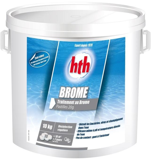 HTH Brome - Traitement au Brome Pastilles 10kg | Leroy Merlin