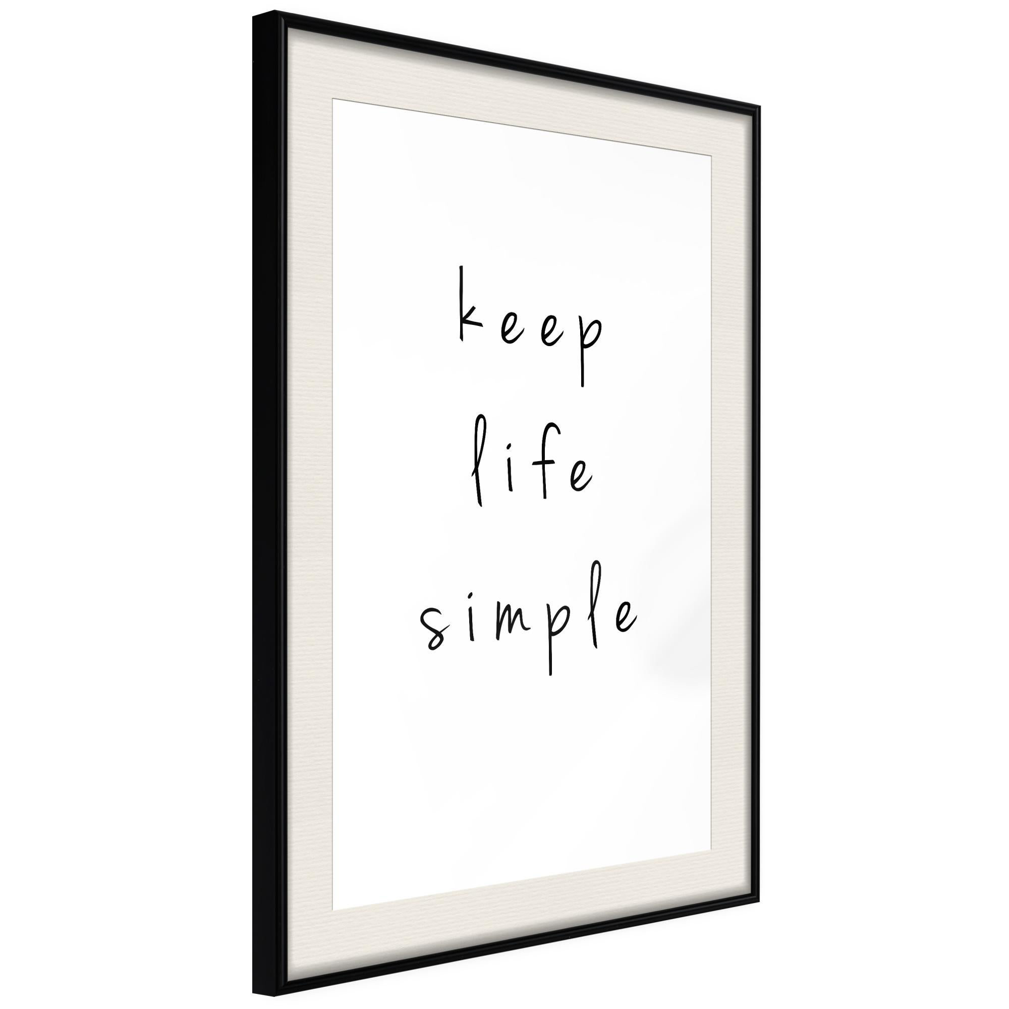 Poster - Keep Life Simple [poster] - 30x45 | Leroy Merlin