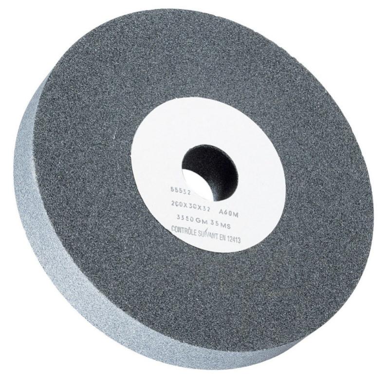 Meule 10505023 A60M corindon gris D200x20x32mm grain 60 Sidamo | Leroy ...