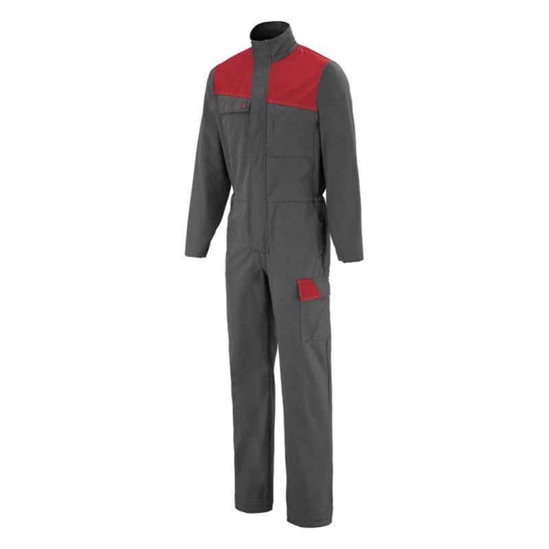 Lafont - Combinaison de travail mixte BRAKE - Gris Foncé / Rouge - 2XL ...