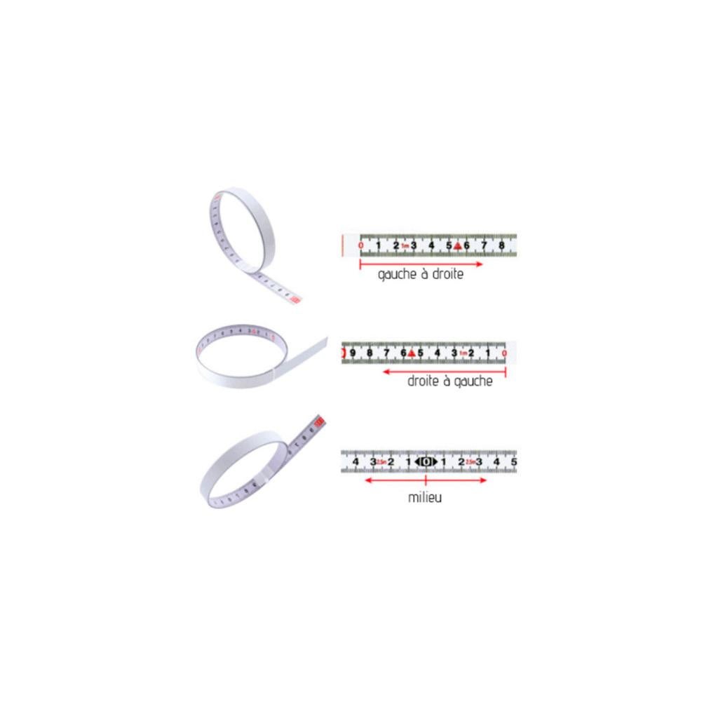 Réglet PVC auto-collant L. 800 x l. 13 mm droite vers gauche | Leroy Merlin