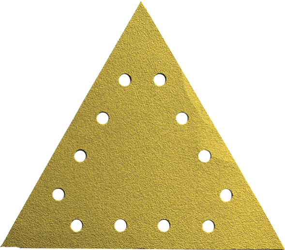 Boite de 25 triangles velcro mur/plafond Classic ø 290 x 290 Grain 220 ...