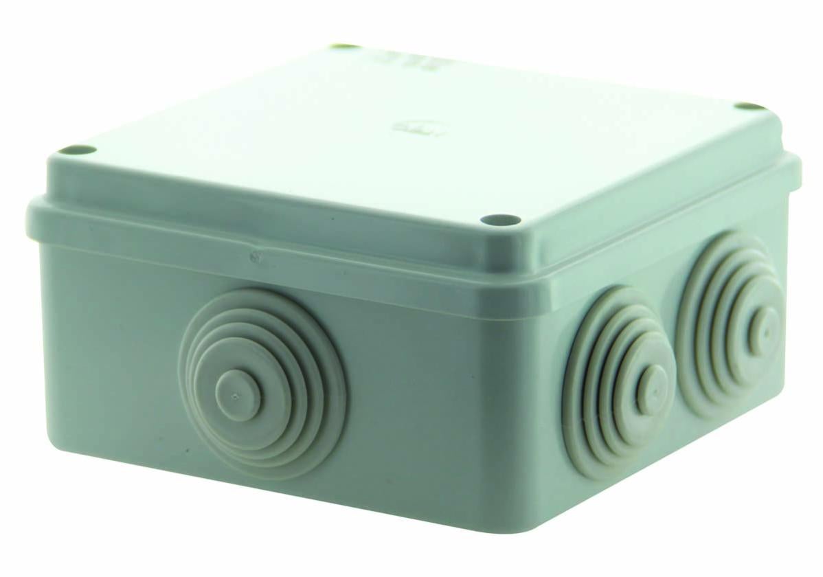 Boîte de dérivation carrée étanche 100x100mm - Prof. 50mm - IP55 ...