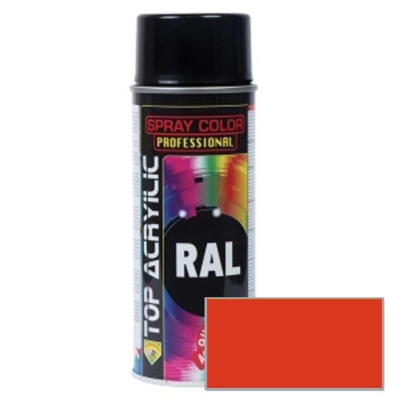 Peinture acrylique 400 ml multifonction RAL 2002 Orange Sang | Leroy Merlin