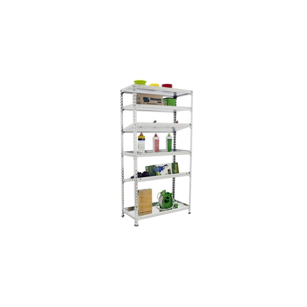 Étagère métallique 6 niveaux - 2500 x 800 x 400 mm - KIT SIMONCLICK MINI - Galvanisé | Leroy Merlin