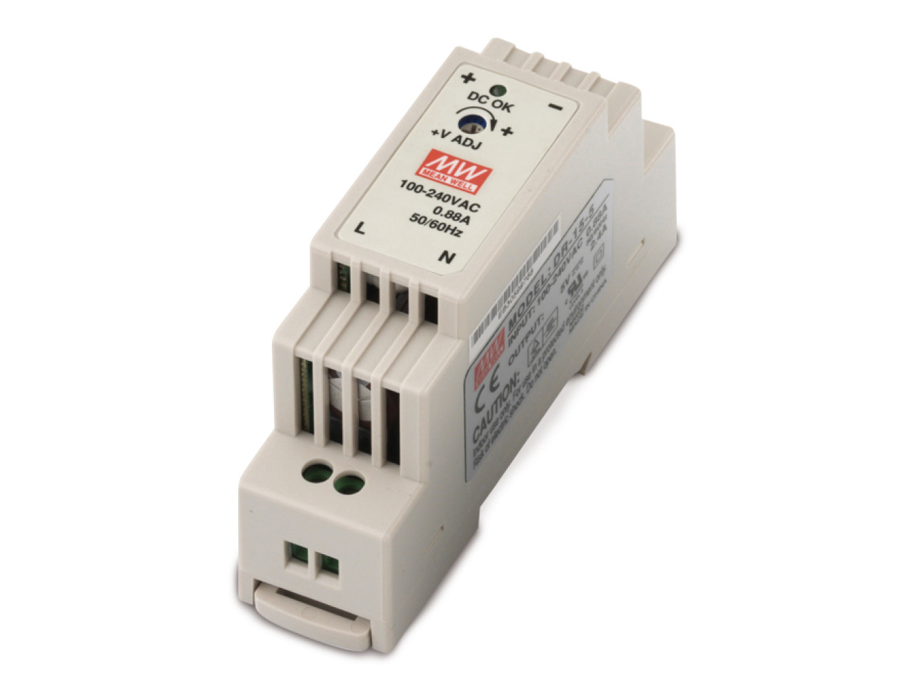 Alimentation 5V 2,4A Rail DIN - Meanwell | Leroy Merlin