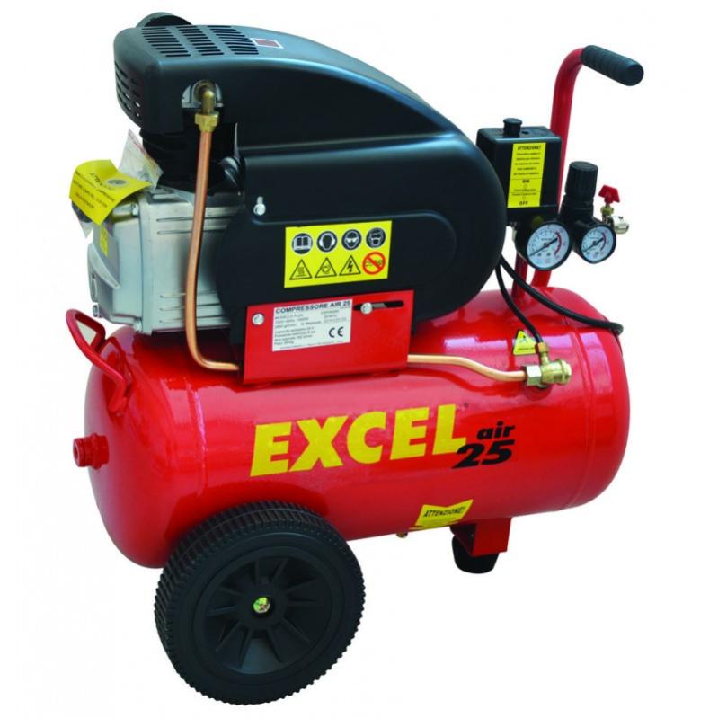 Compressore coassiale lubrificato a olio air 25 lt.24 hp 2 | Leroy Merlin
