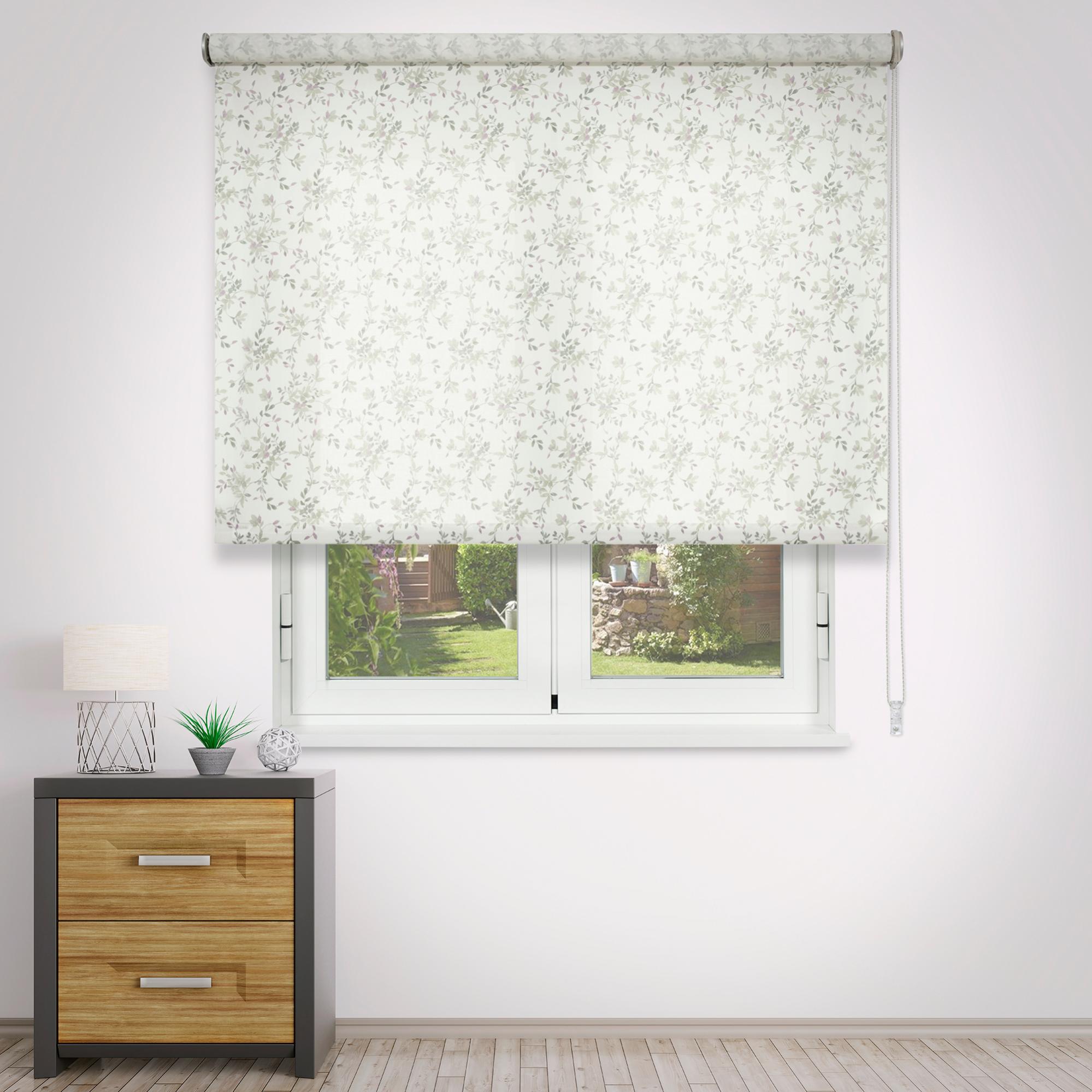 Estore de Rolo Translúcido Romance Rosa 120 X 250cm | Leroy Merlin