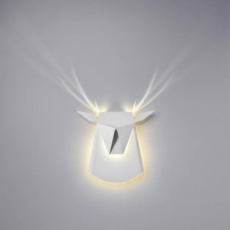 TESTA DI CERVO - Lampada a LED per cervi con spina L39cm | Leroy Merlin