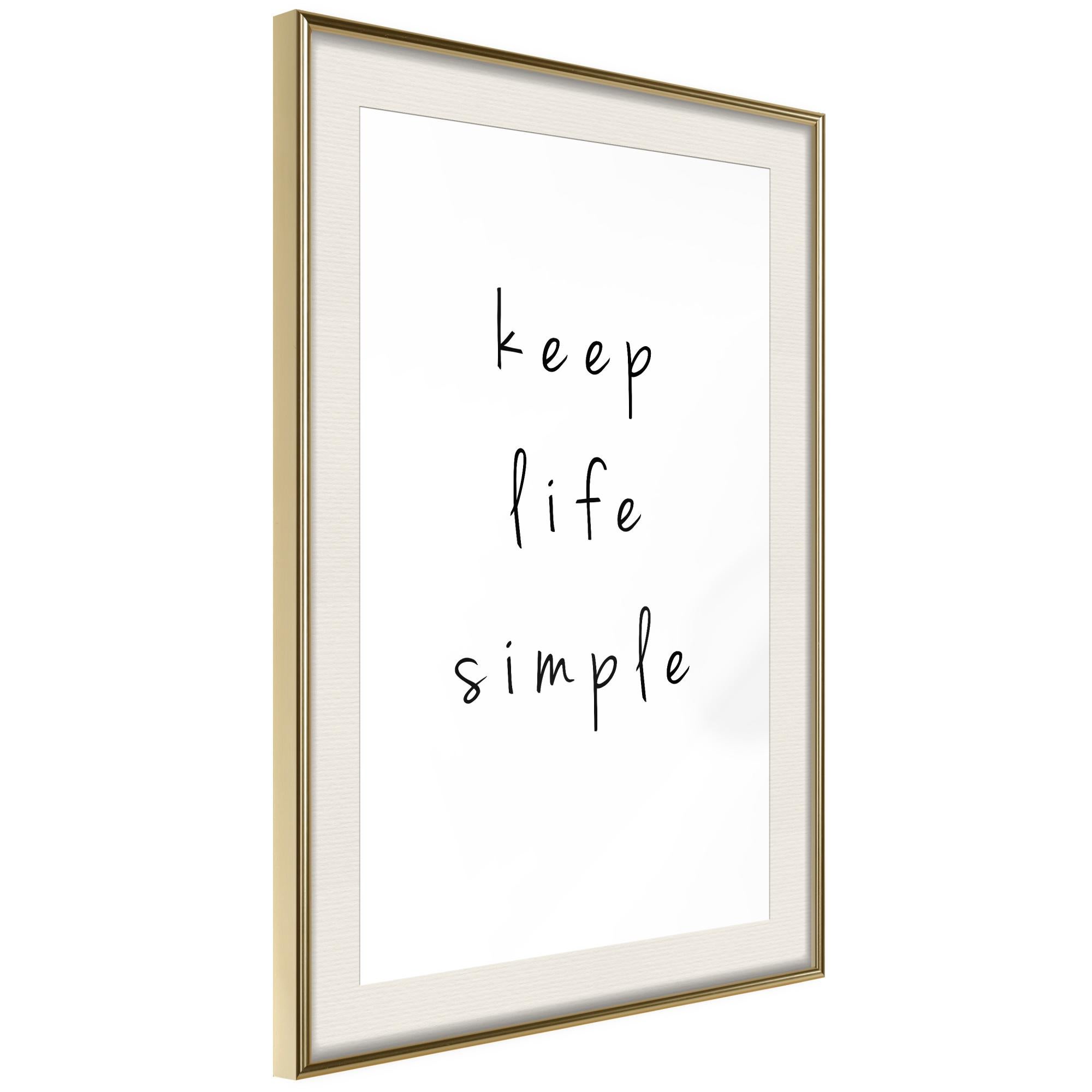 Poster - Keep Life Simple [poster] - 20x30 | Leroy Merlin