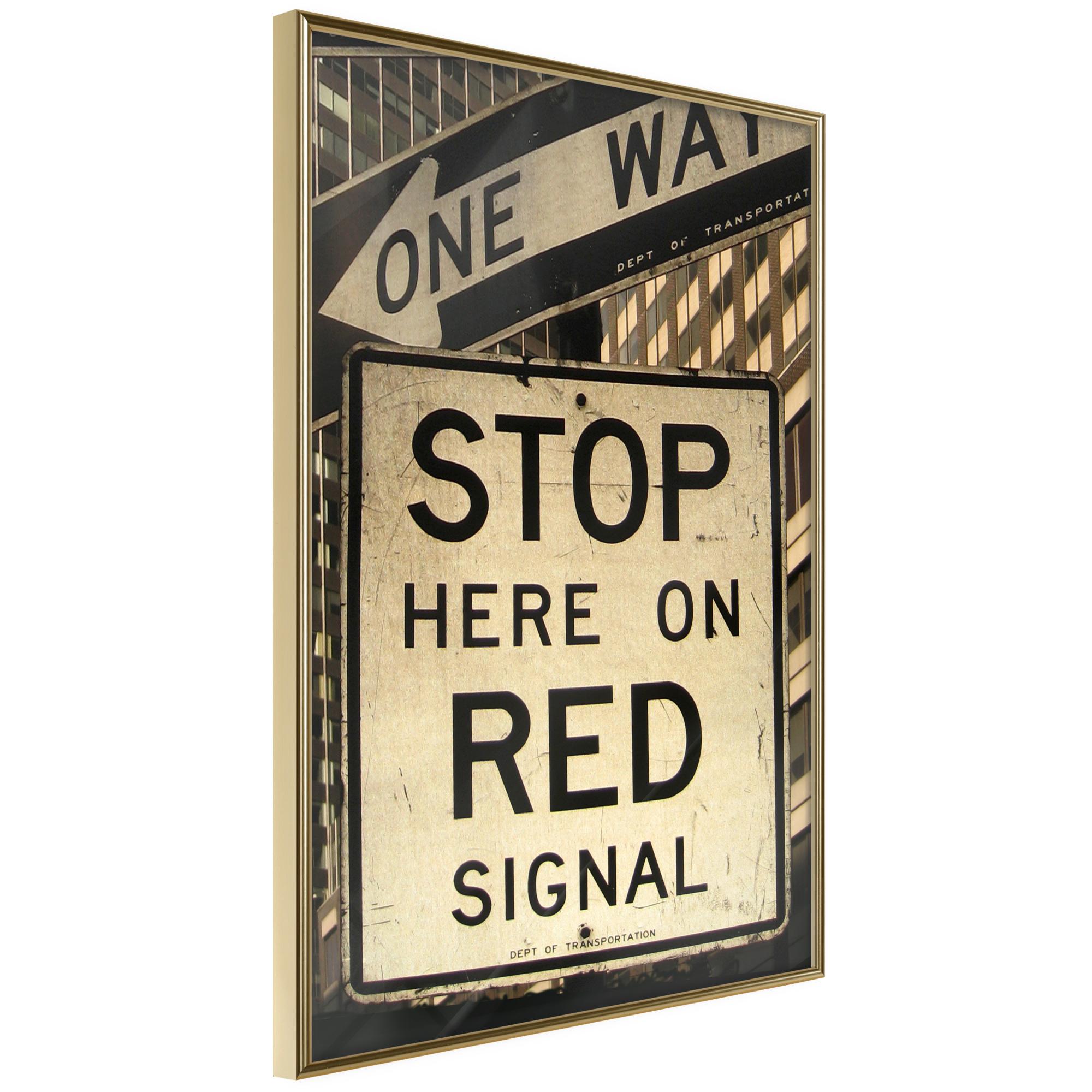 Poster - Road Signs [poster] - 30x45 | Leroy Merlin