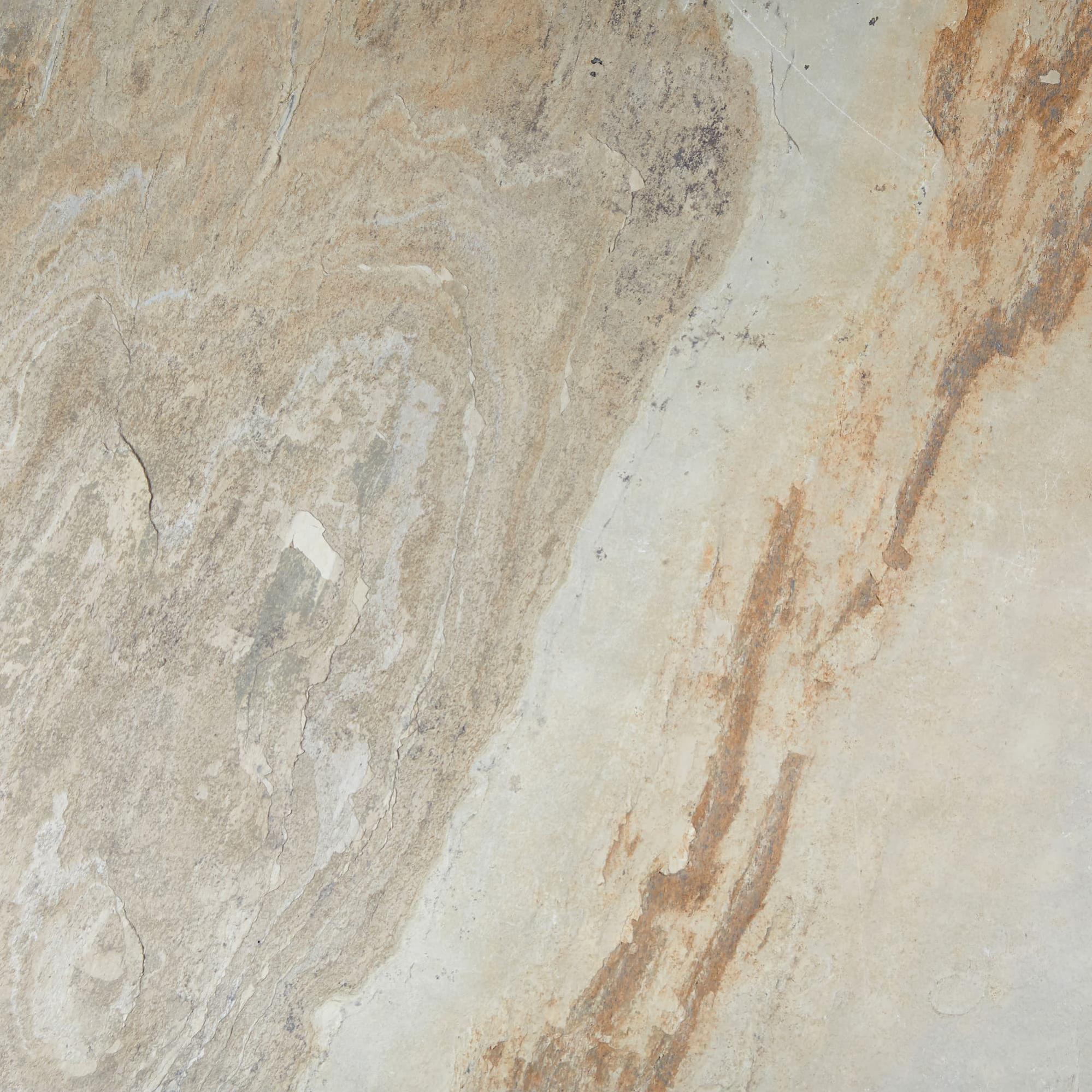 Feuille De Pierre 100% Naturelle Beige Mix - 122x61 Cm - Lot De 5 (3,7 ...