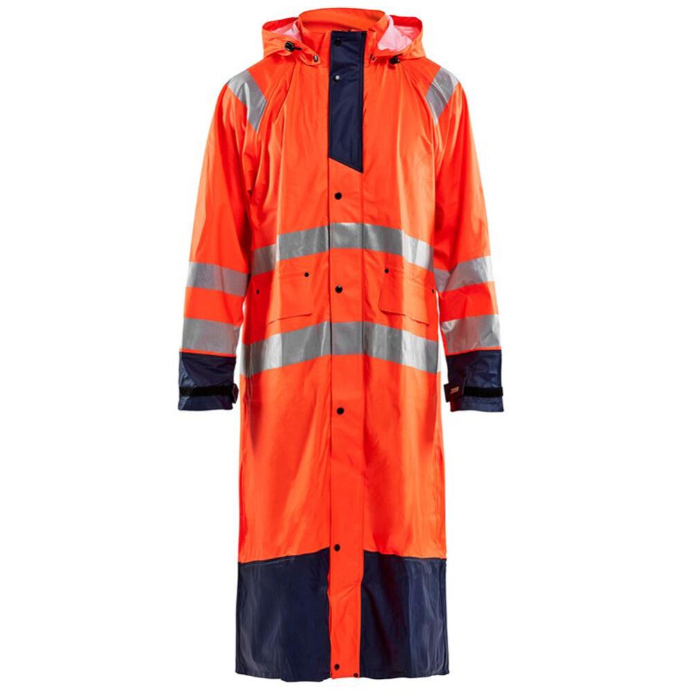 Manteau de pluie imperméable Blaklader Haute Visibilité Classe 3 Orange ...