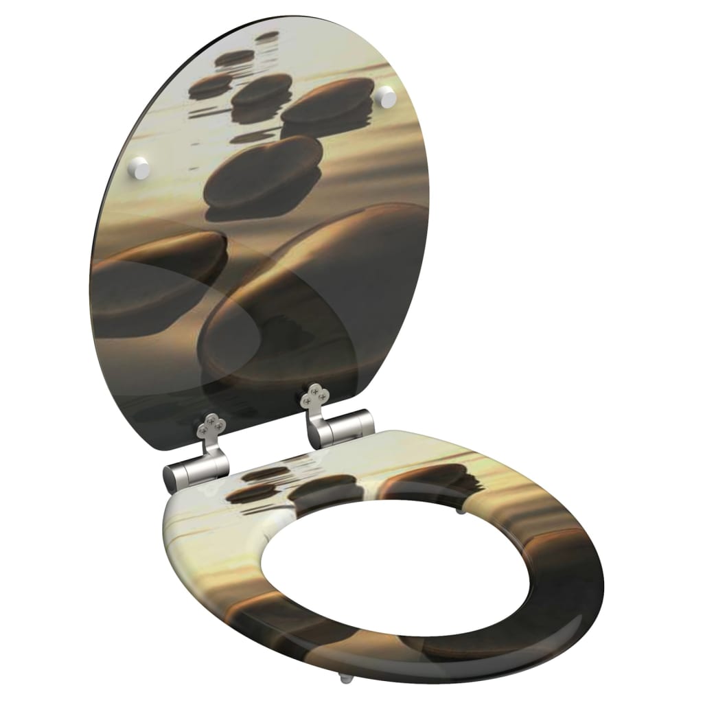 Siège De Toilette Avec Fermeture En Douceur Sea Stone SchÜtte Leroy Merlin
