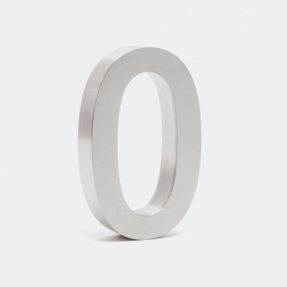 MercatoXL 3-D numero "0" Arial a prova di ruggine in acciaio inox 20 ...