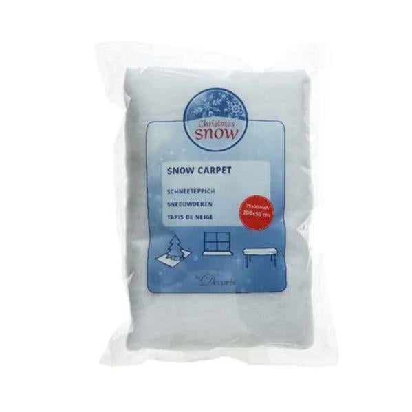 Decoris Snow Carpet Tappeto Di Natale Effetto Neve 200x50 Cm 472001 ...