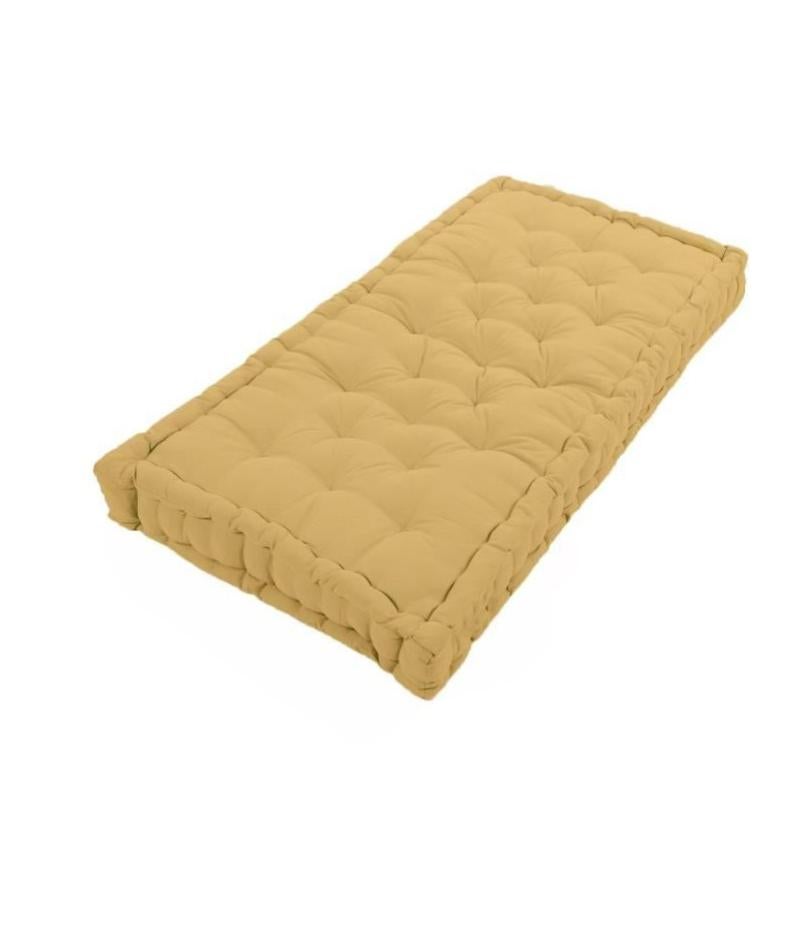 COTTON WOOD Coussin de palette uni - 100% coton - 60 x 120 x 10 cm ...