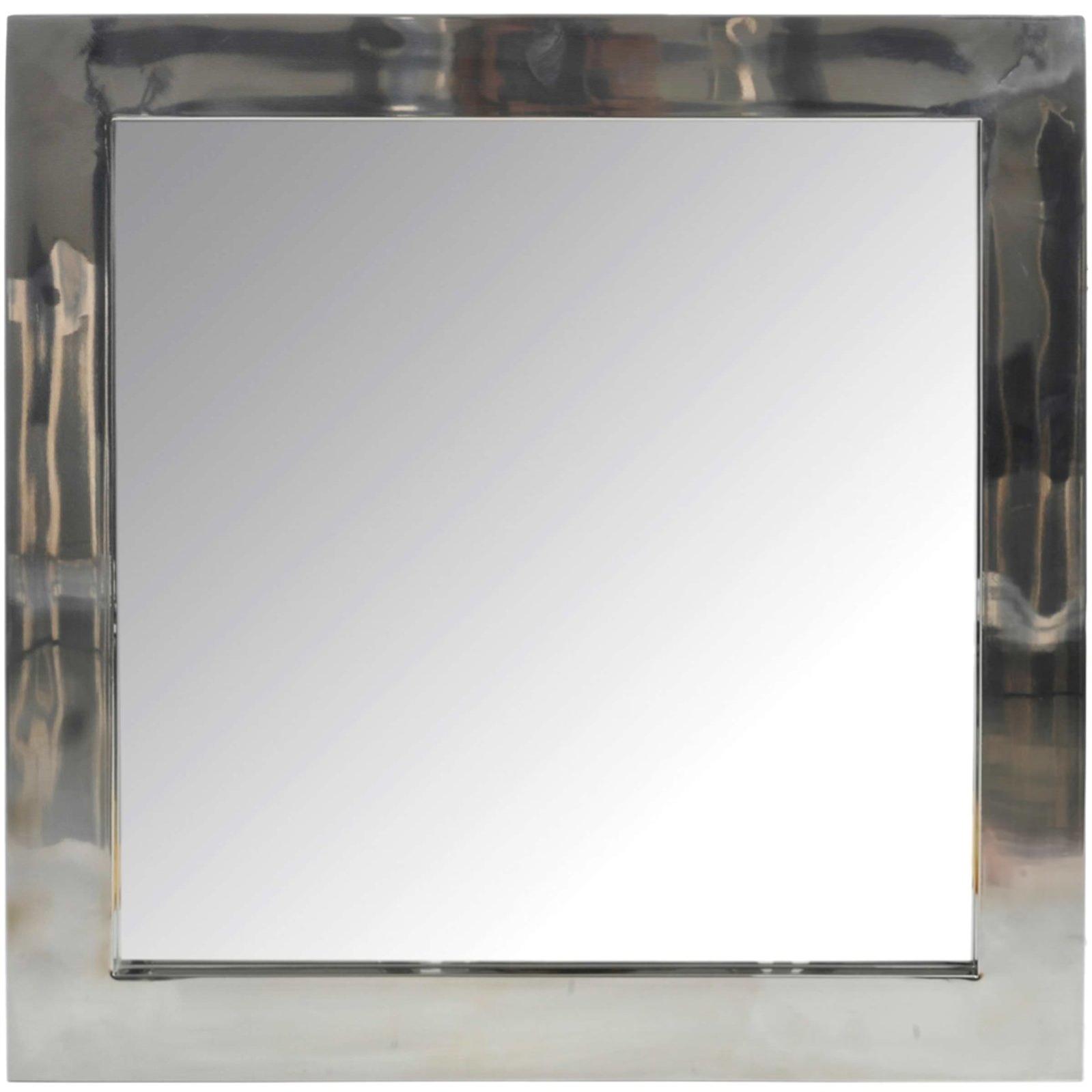 Miroir carré acier inoxydable benobble | Leroy Merlin