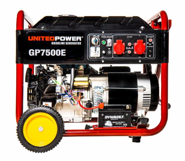 Generatore di corrente United Power GP7500E+B+W 6.0 KW | Leroy Merlin