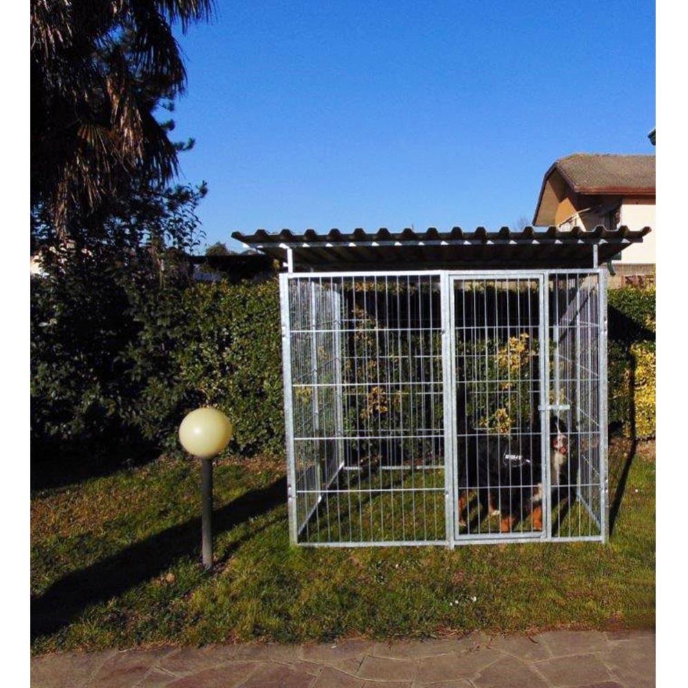 Recinto Per Cani Box Modulare Metri 2 X 2 Con Copertura E Viteria ...