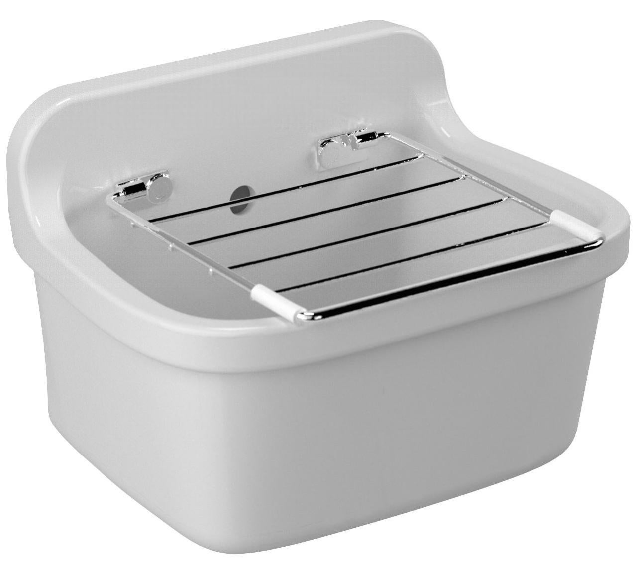 Déversoir mural - Hauteur: 265 mm - Largeur: 430 mm - Profondeur: 370 ...