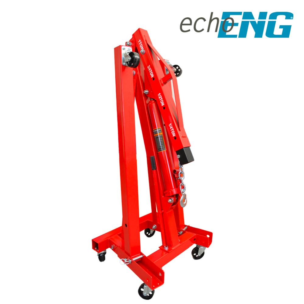 1000kg Gruetta Pieghevole Manuale Gru Idraulica Officina Capretta 1 Ton ...