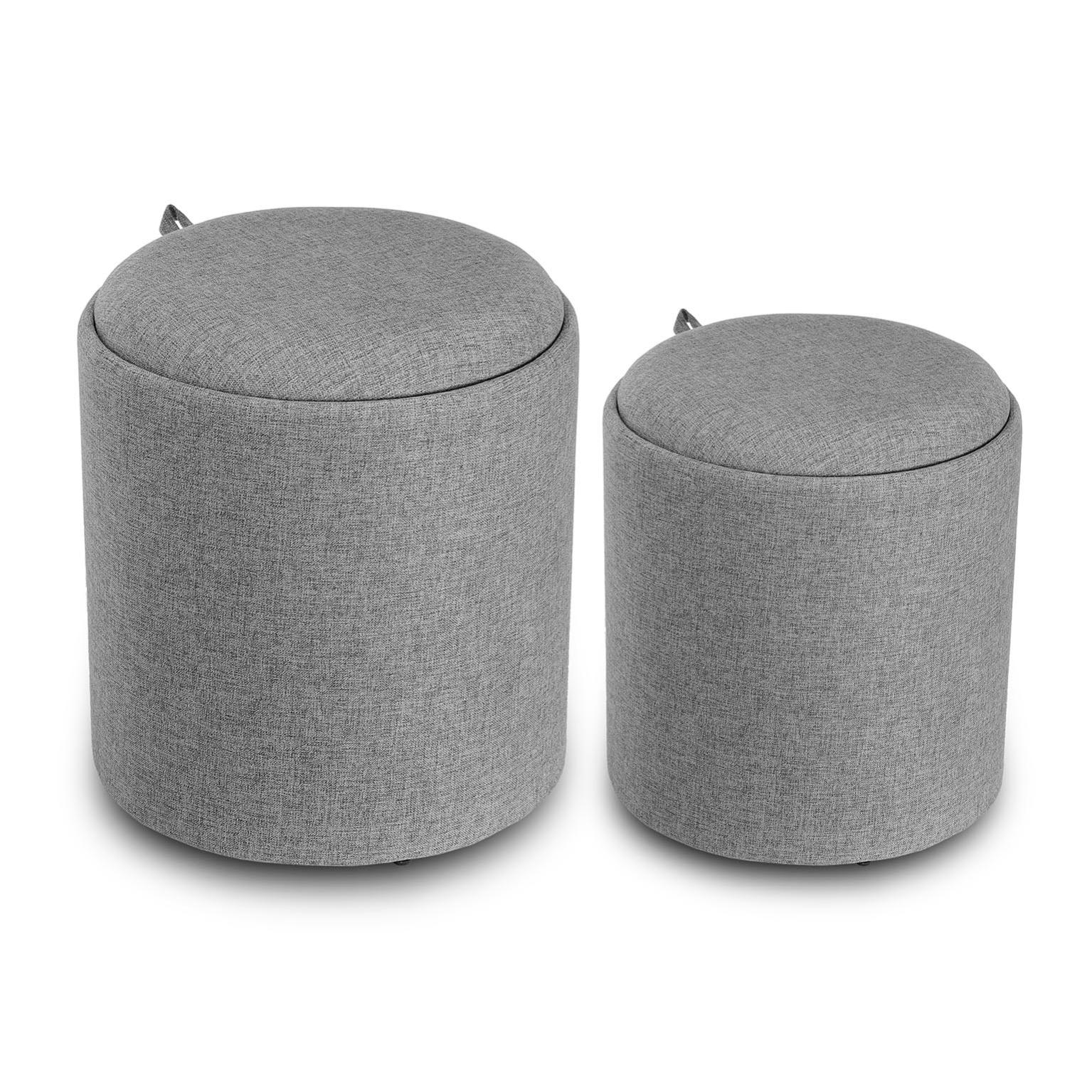 Versa Bangalore Pouf Sgabello quadrato Poggiapiedi per Soggiorno o ...