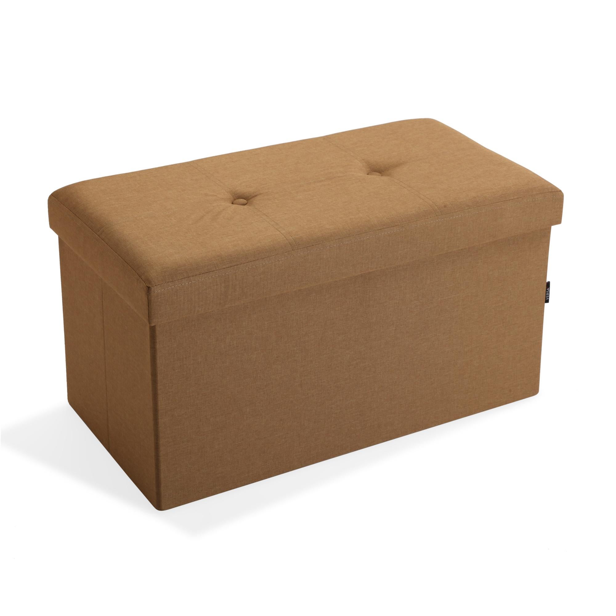 Versa Sarja Baule rimovibile con coperchio, Pouf scatola, Ottoman ...