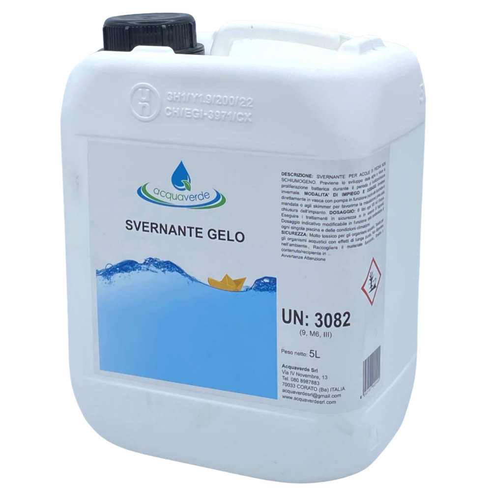 Acquaverde | Svernante Gelo per Trattamento Invernale - Tanica da 5 Lt ...