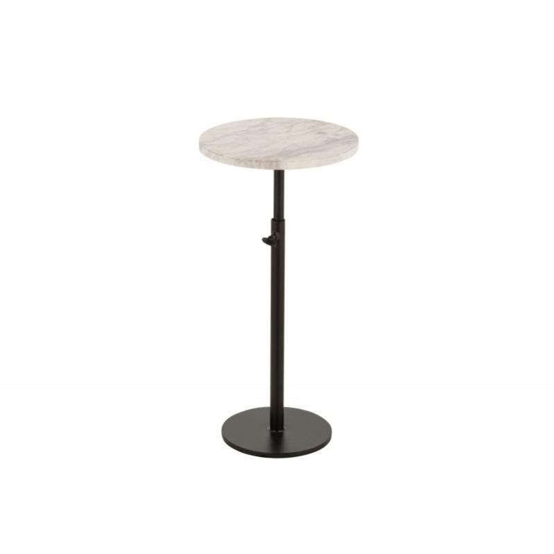 Table d'appoint en Pierre blanc 28x28x45 cm | Leroy Merlin