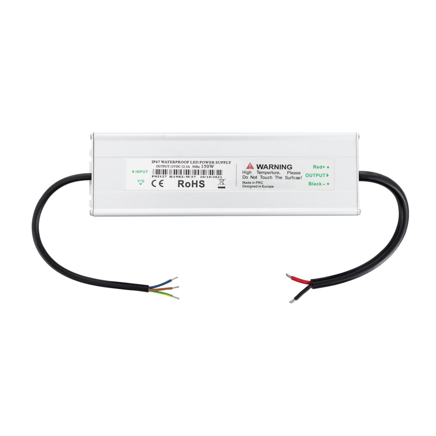 Bloc d'Alimentation Étanche 12V DC 150W 12.5A IP67 | Leroy Merlin