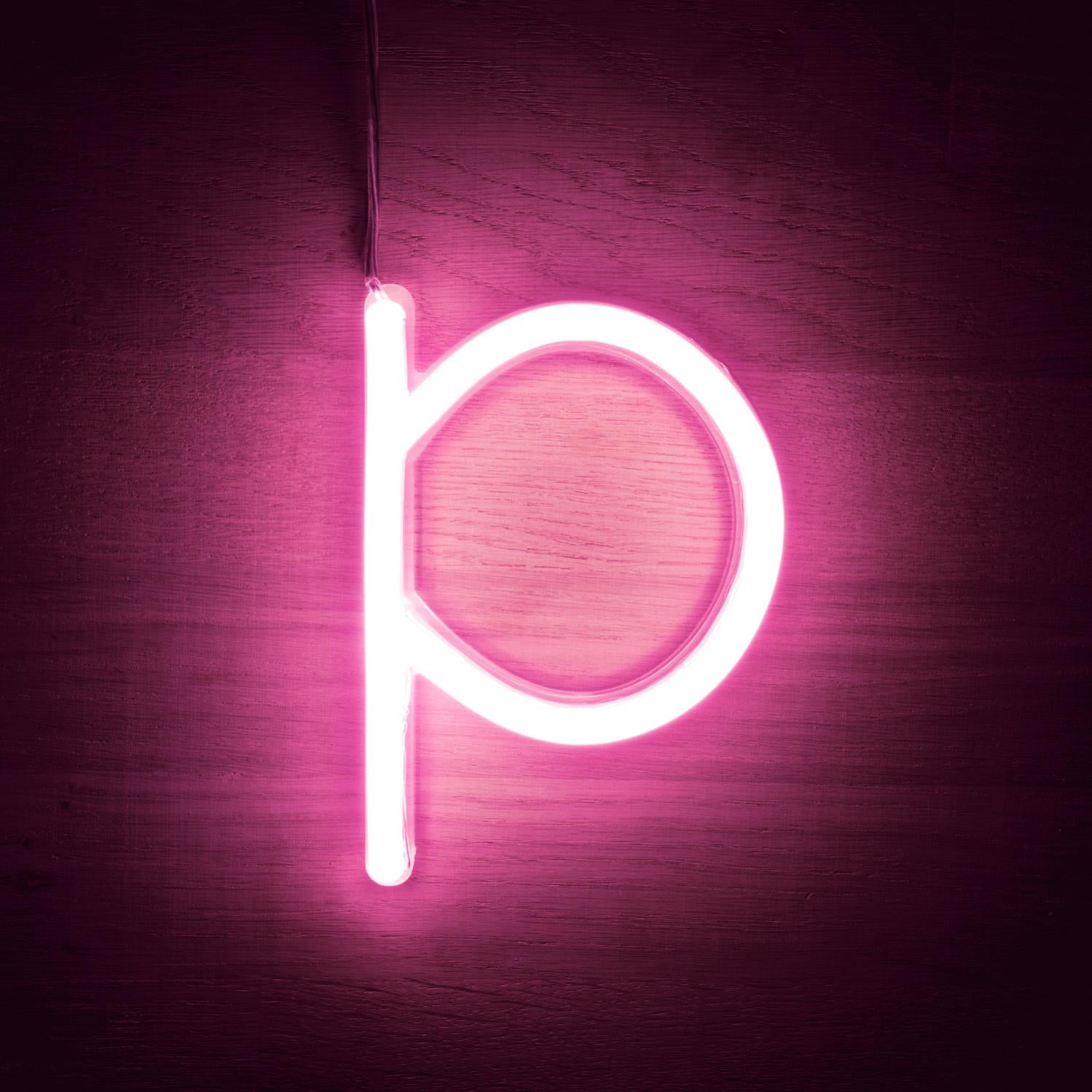 Ledkia Lettere LED Neon Rosa P Rosa | Leroy Merlin