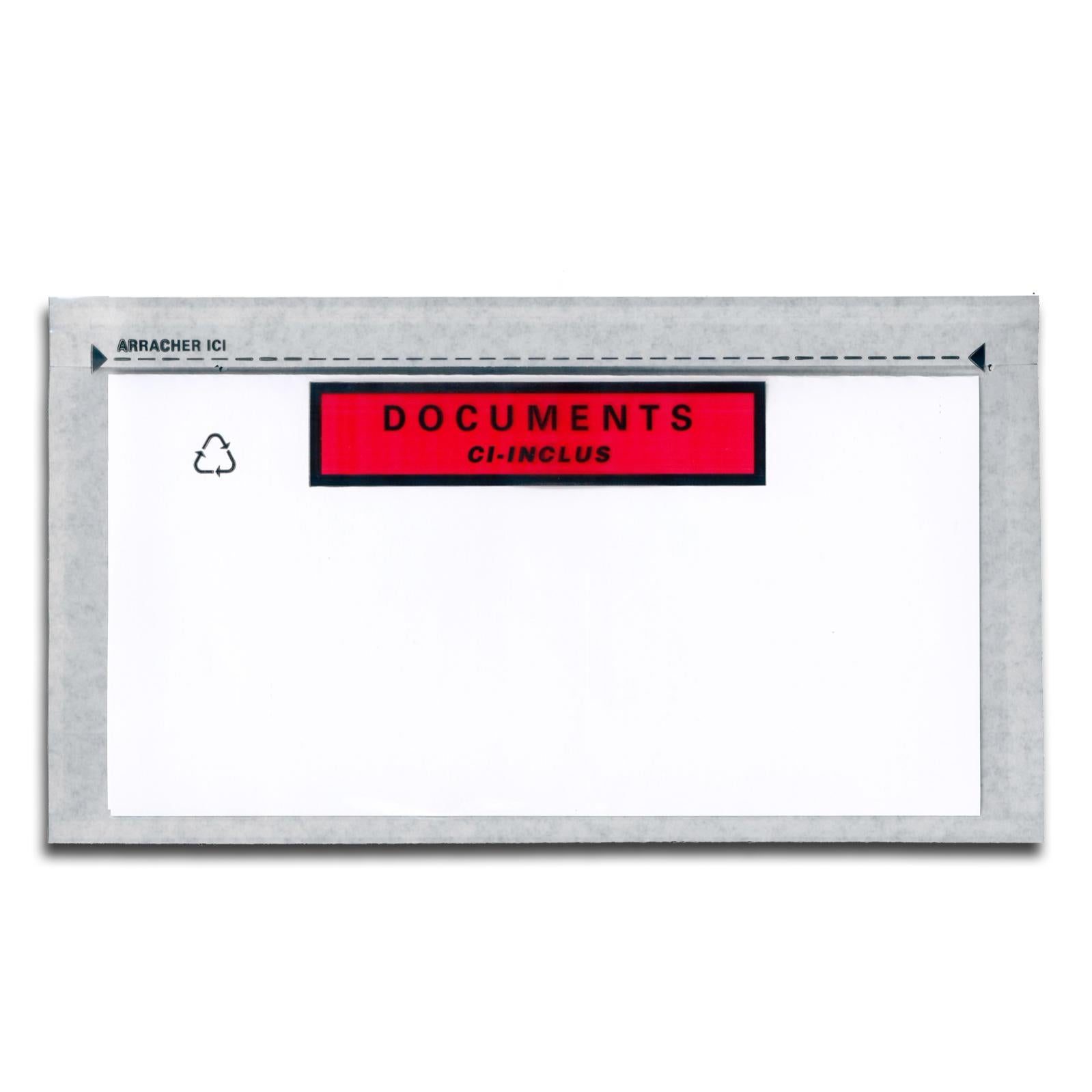 Lot de 500 Pochettes Documents ci-inclus PAC-LIST DL | Leroy Merlin