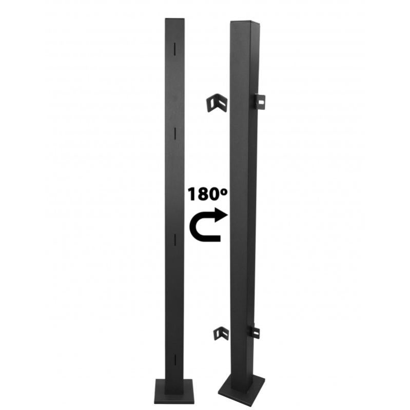 Poste de empiece/fin 150Cm marrón forja | Leroy Merlin