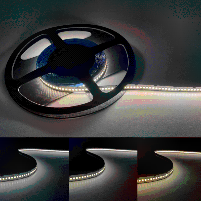 Ruban LED 5M 24V 2835 IP20 240LED/m - Blanc Chaud 2300K - 3500K ...