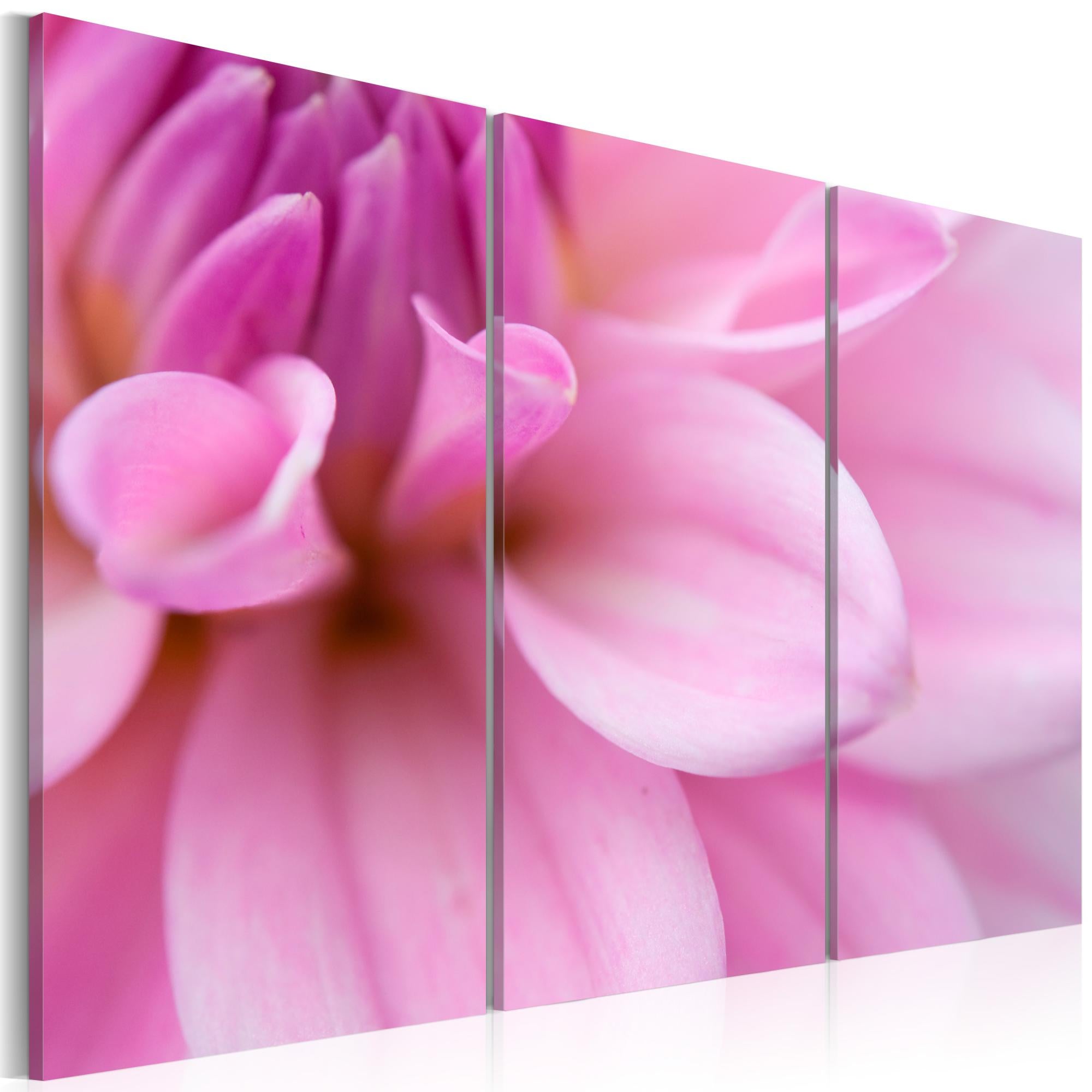 Tableau - Dahlia rose - 90x60 | Leroy Merlin