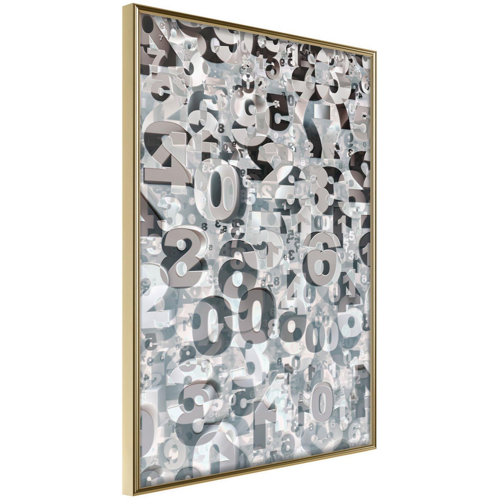 Tableau cadre Chiffre - 20 x 30 cm | Leroy Merlin