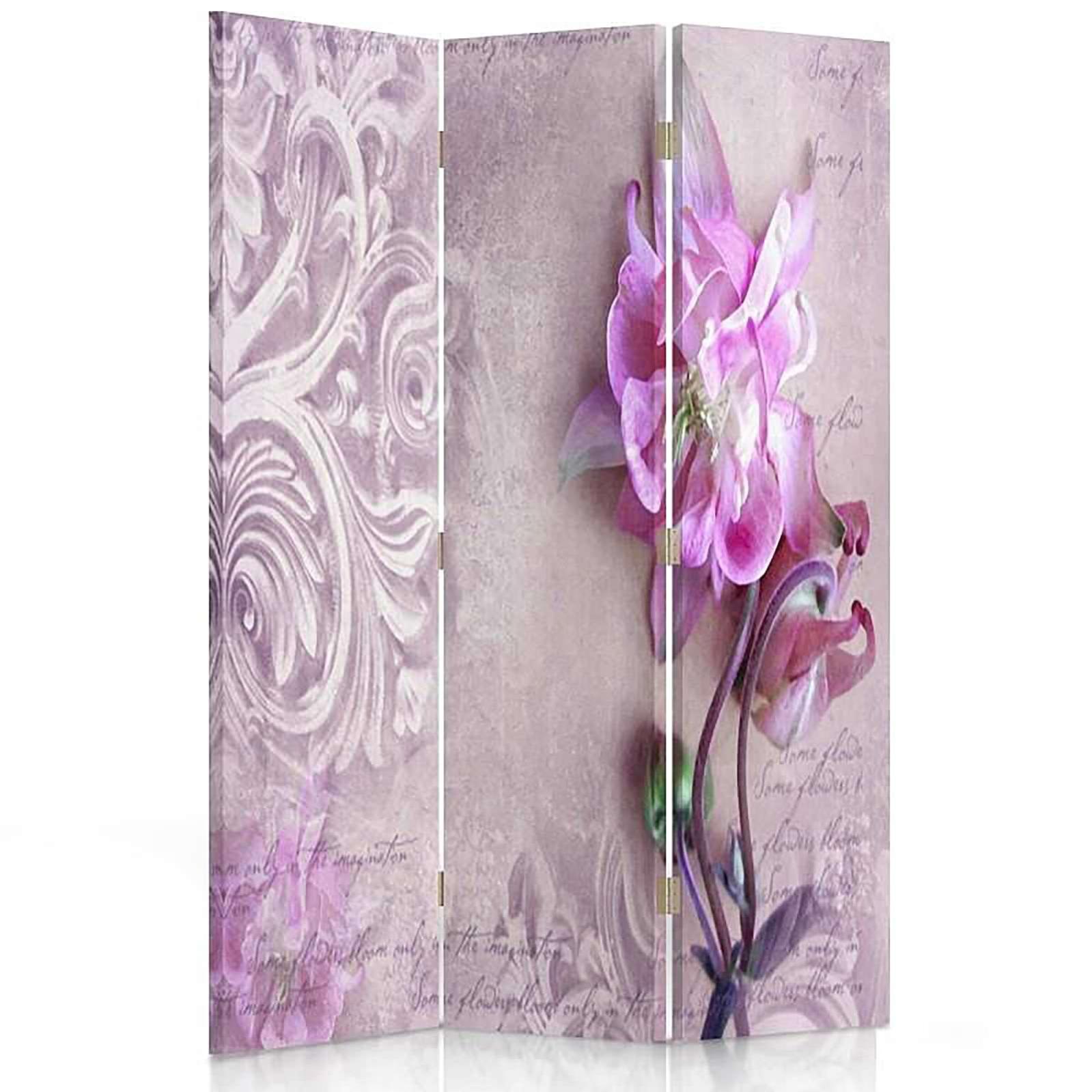 Paravent orchidée rose élégant pour intérieur raffiné - 110 x 150 cm ...