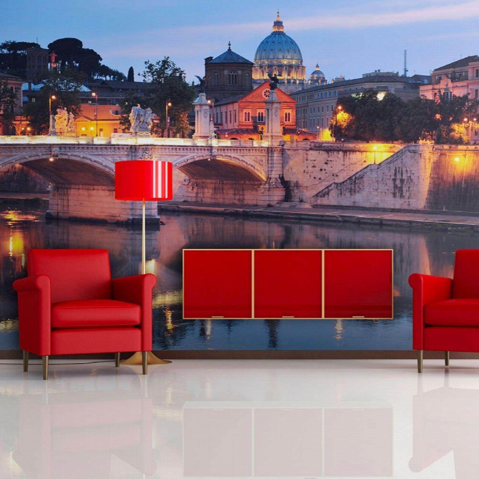 Papier peint Rome la nuit - 250 x 193 cm | Leroy Merlin